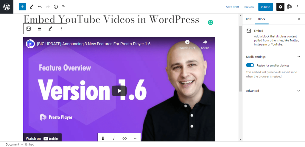 How to Easily Embed Videos in WordPress Blog Posts